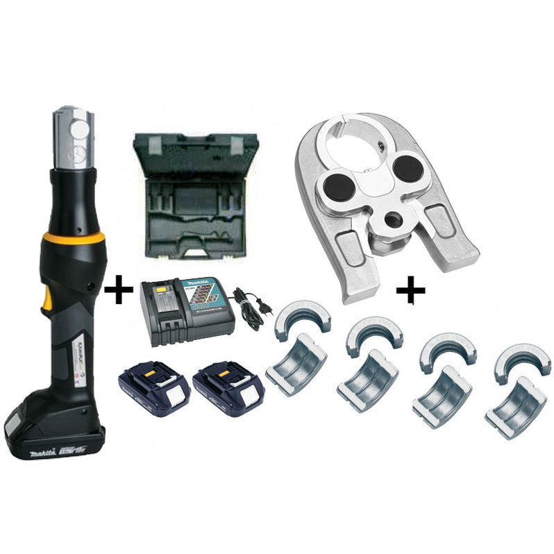 Press fitting Tool MINI40 Battery-powered Klauke with the jaw for inte ...